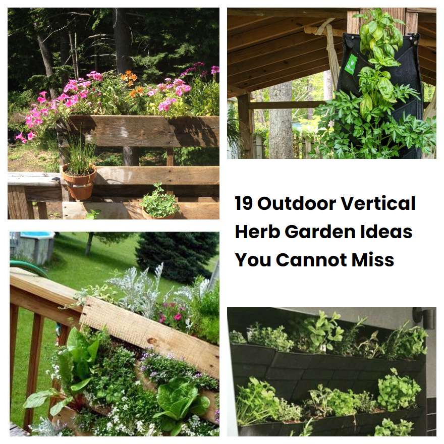 19 Outdoor Vertical Herb Garden Ideas You Cannot Miss | SharonSable