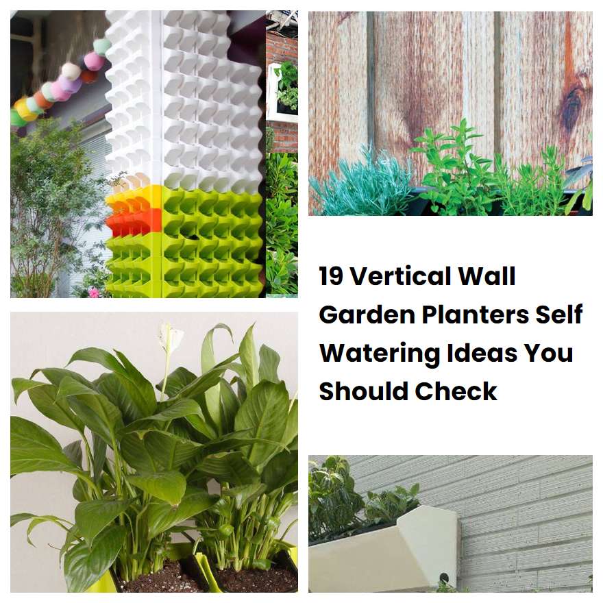19 Vertical Wall Garden Planters Self Watering Ideas You Should Check ...