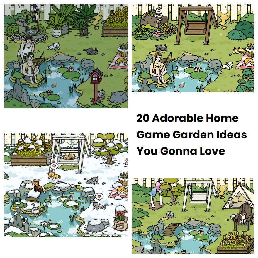 20 Adorable Home Game Garden Ideas You Gonna Love | SharonSable