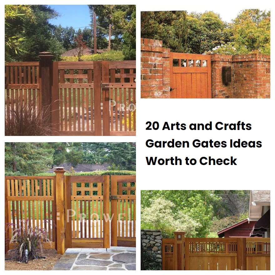 20 Arts and Crafts Garden Gates Ideas Worth to Check | SharonSable