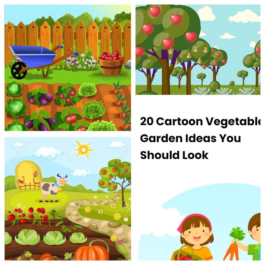20 Cartoon Vegetable Garden Ideas You Should Look | SharonSable