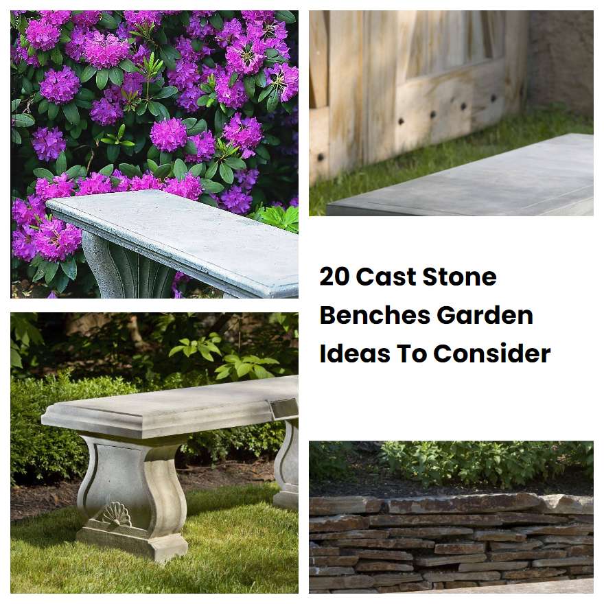 20 Cast Stone Benches Garden Ideas To Consider | SharonSable