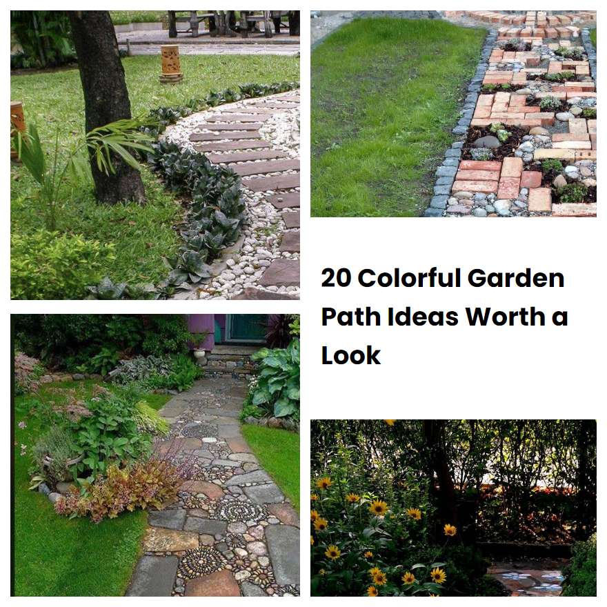 20 Colorful Garden Path Ideas Worth a Look | SharonSable
