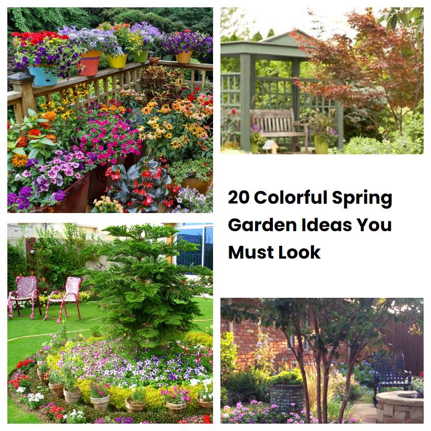 20 Colorful Spring Garden Ideas You Must Look | SharonSable