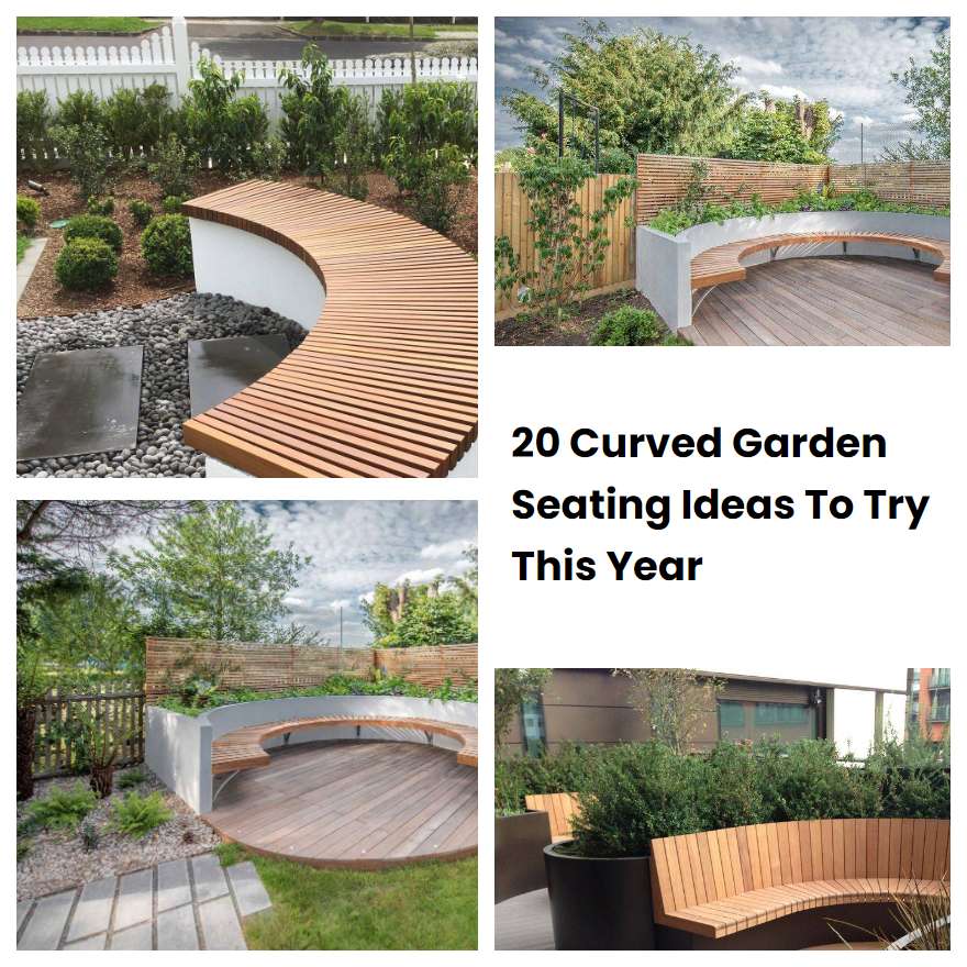 20 Curved Garden Seating Ideas To Try This Year | SharonSable