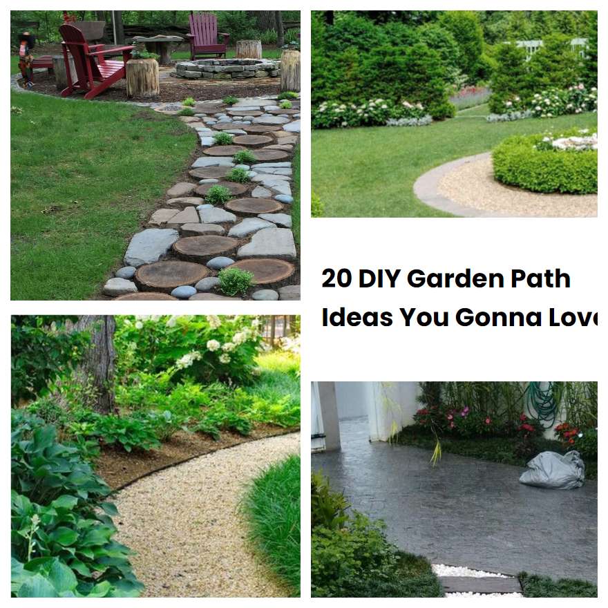 20 DIY Garden Path Ideas You Gonna Love | SharonSable
