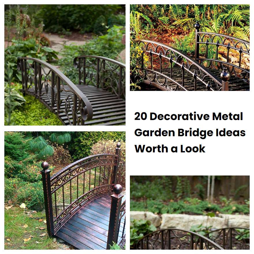 20 Decorative Metal Garden Bridge Ideas Worth a Look | SharonSable