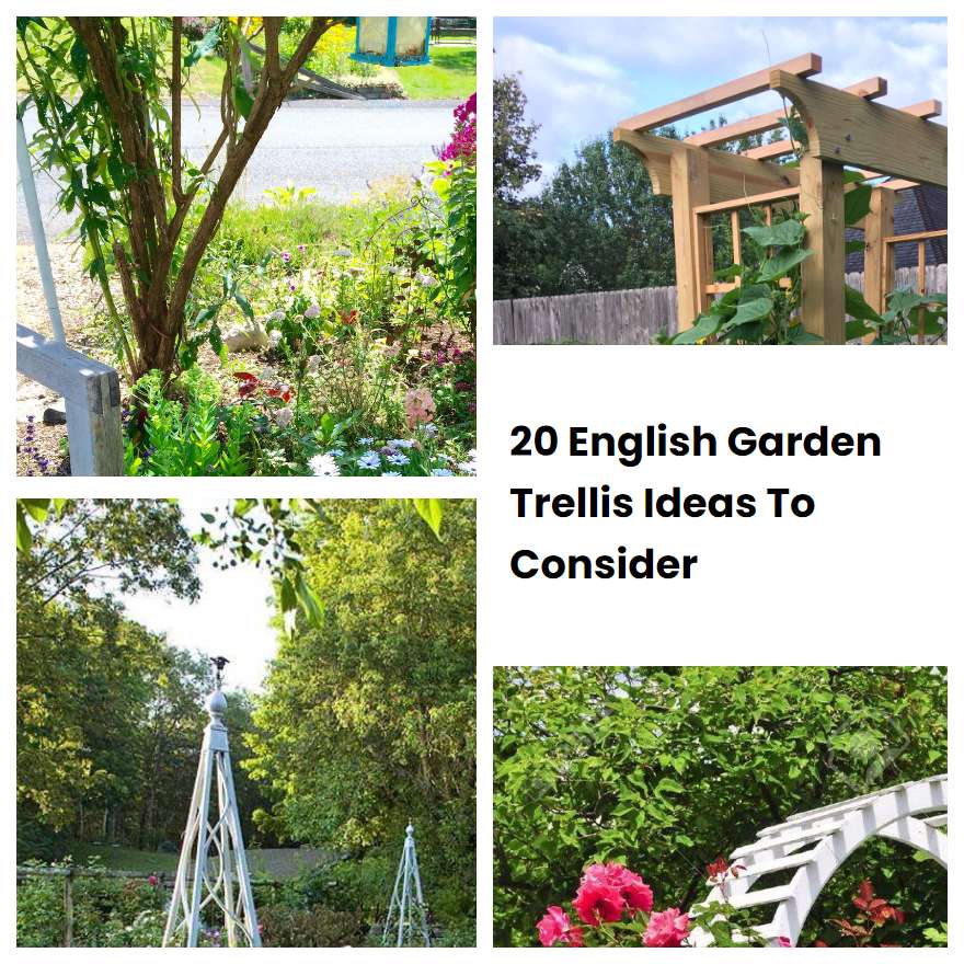 20 English Garden Trellis Ideas To Consider | SharonSable