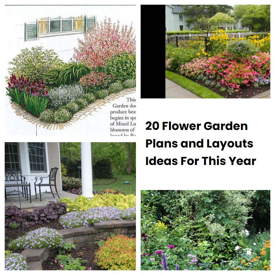 20 Flower Garden Plans and Layouts Ideas For This Year | SharonSable