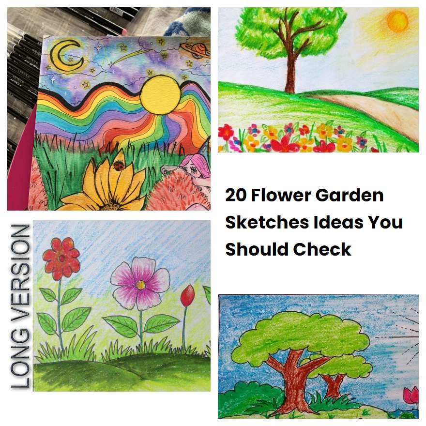 20 Flower Garden Sketches Ideas You Should Check | SharonSable