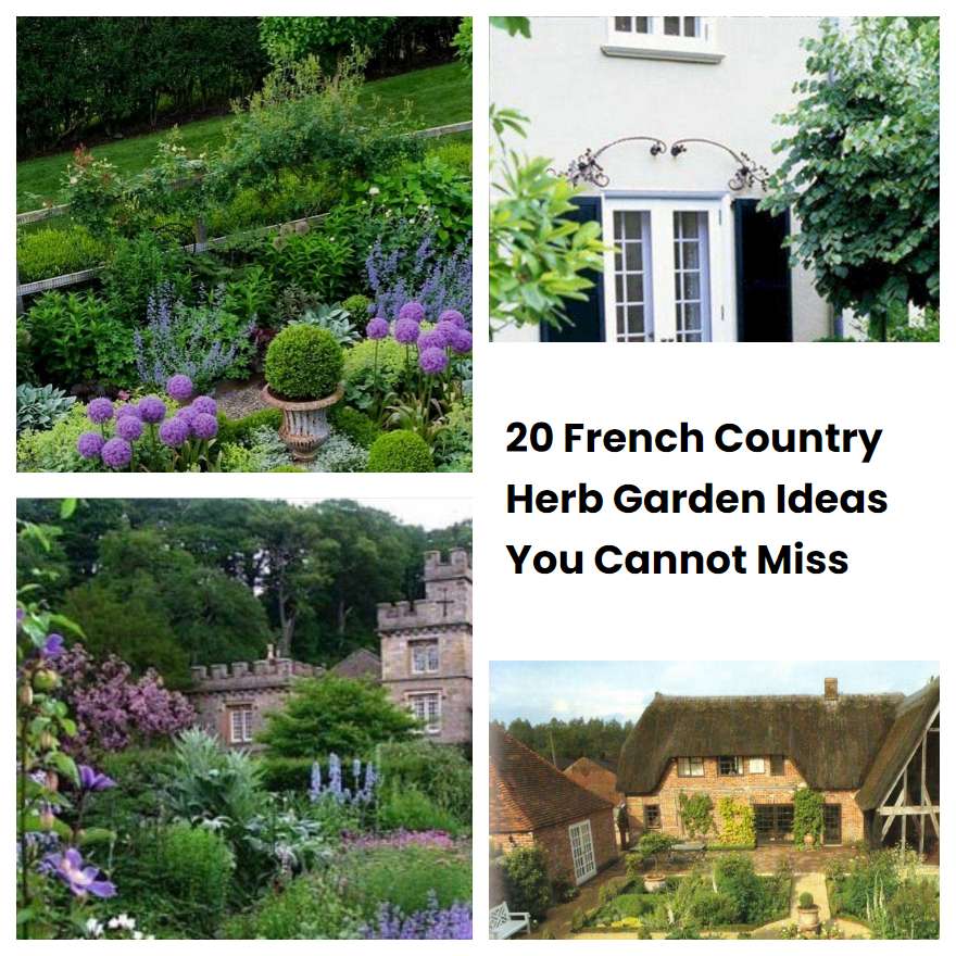 20 French Country Herb Garden Ideas You Cannot Miss | SharonSable