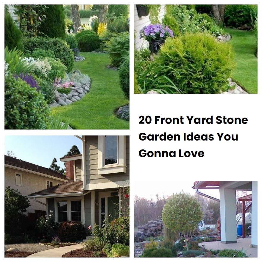 20 Front Yard Stone Garden Ideas You Gonna Love | SharonSable