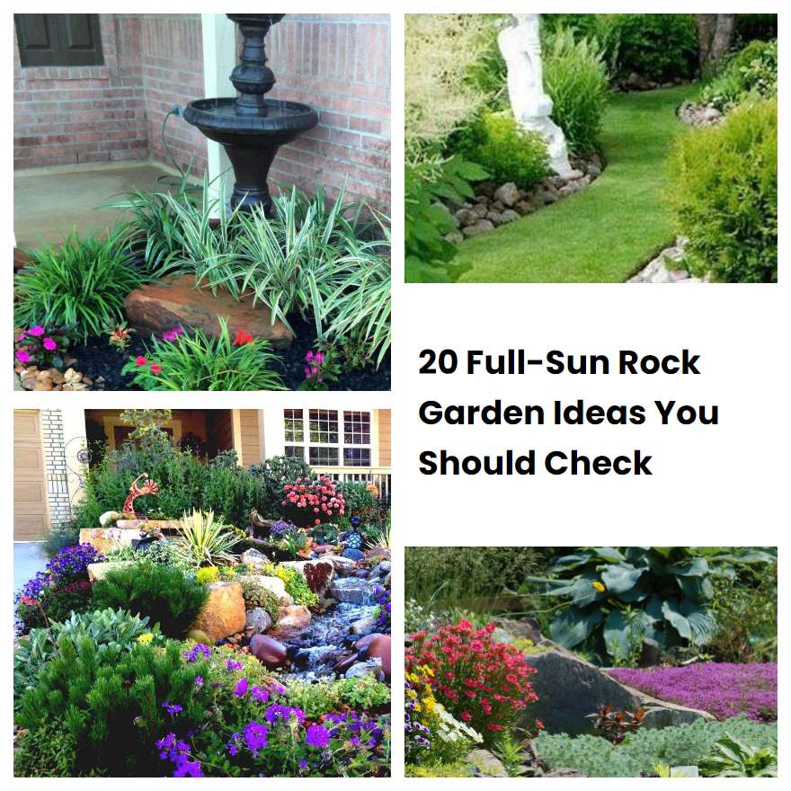 20 Full-Sun Rock Garden Ideas You Should Check | SharonSable