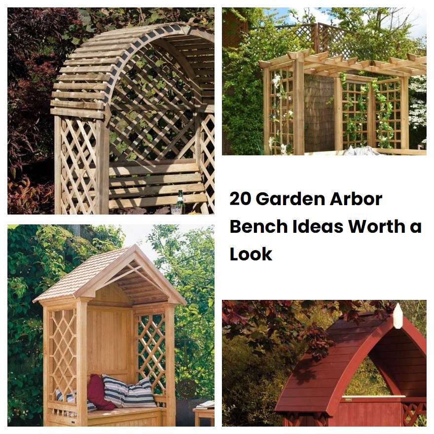 20 Garden Arbor Bench Ideas Worth a Look | SharonSable