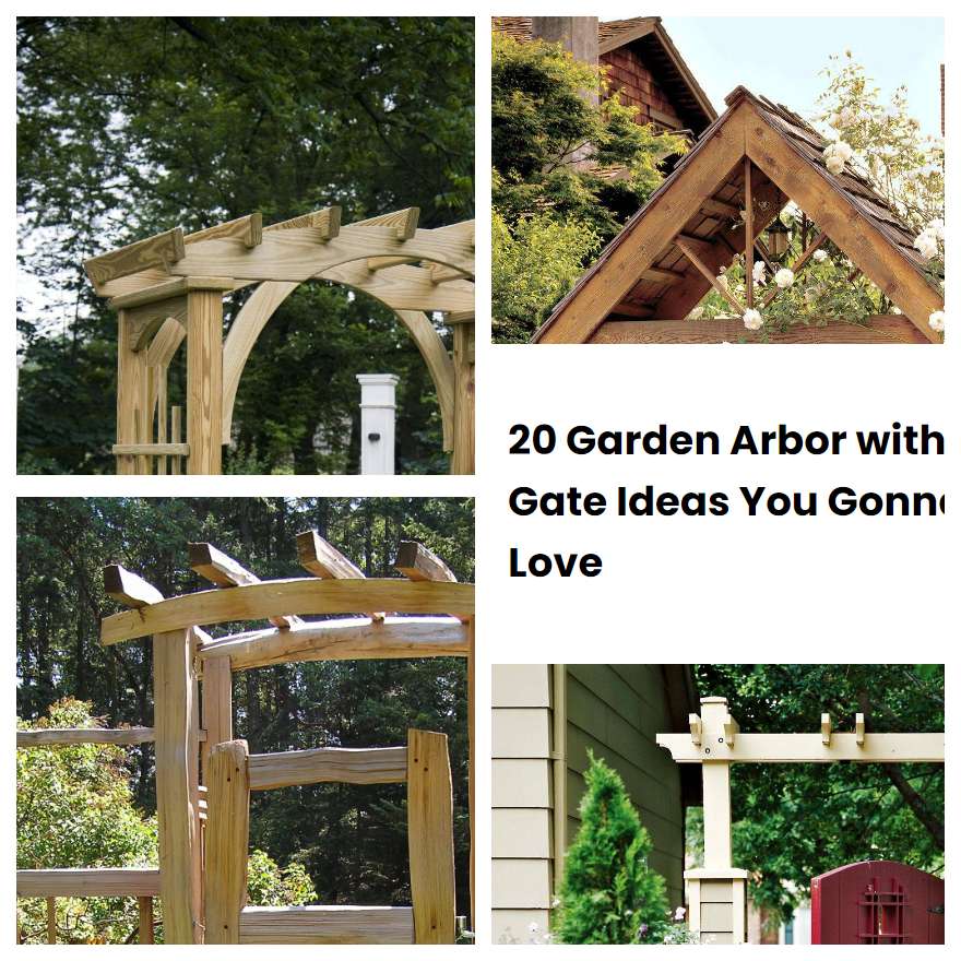 20 Garden Arbor with Gate Ideas You Gonna Love | SharonSable