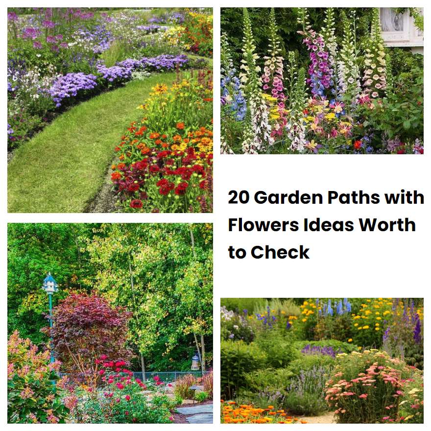 20 Garden Paths with Flowers Ideas Worth to Check | SharonSable