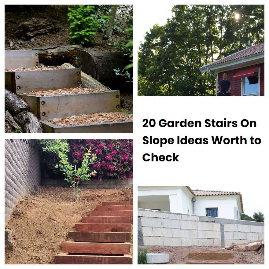 20 Garden Stairs On Slope Ideas Worth to Check | SharonSable