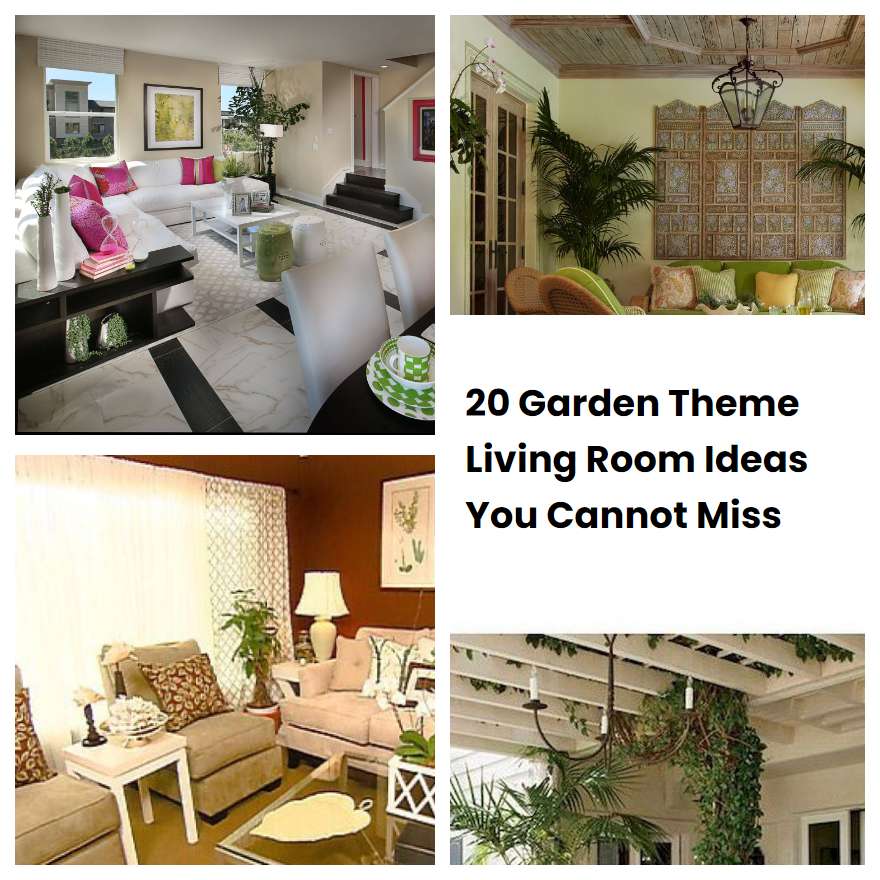 20 Garden Theme Living Room Ideas You Cannot Miss | SharonSable