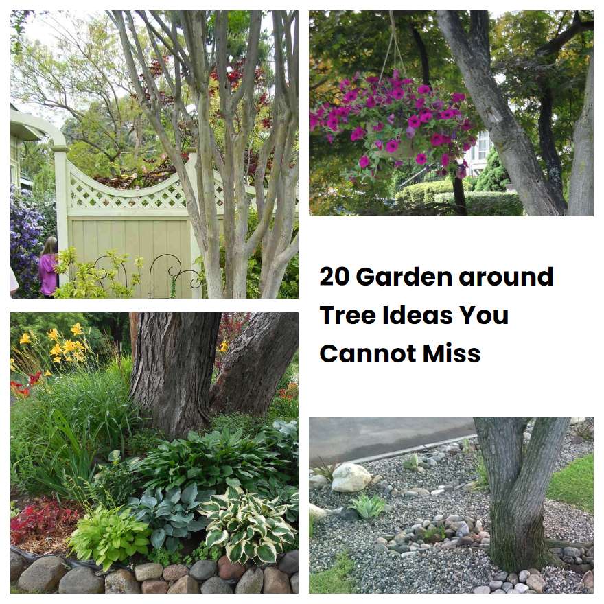 20 Garden around Tree Ideas You Cannot Miss | SharonSable