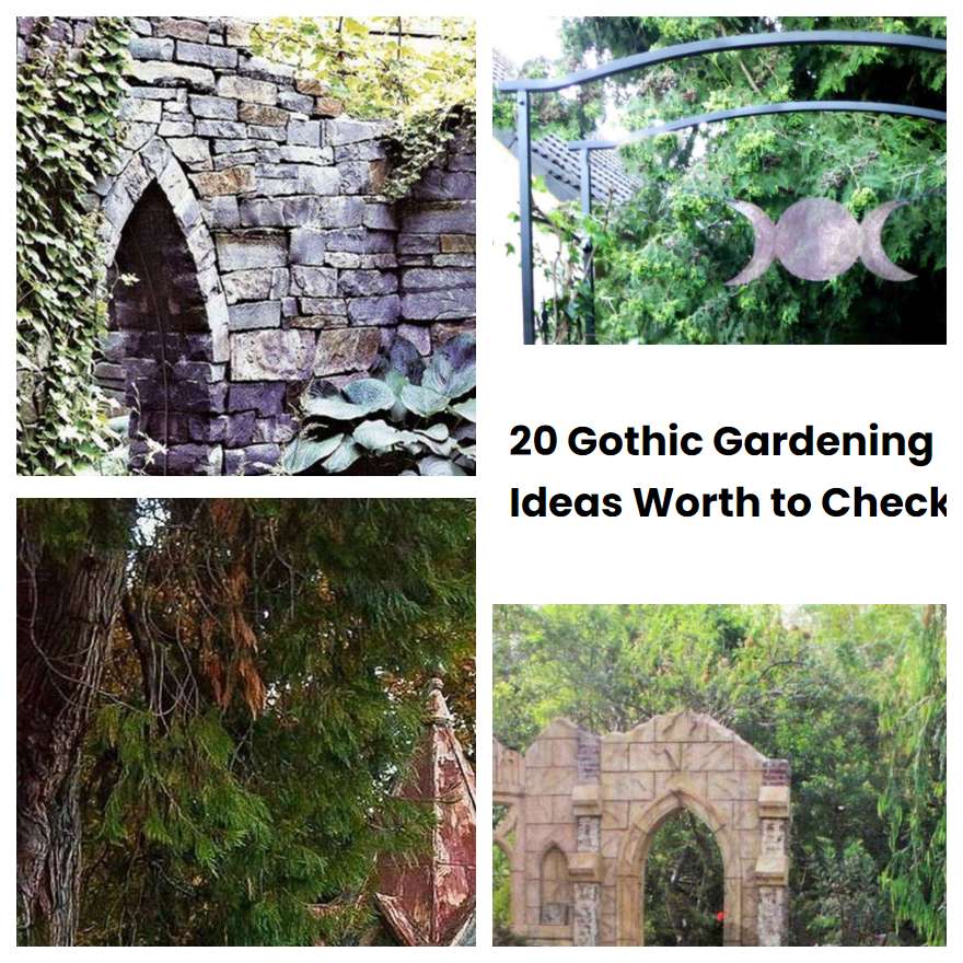 20 Gothic Gardening Ideas Worth to Check | SharonSable