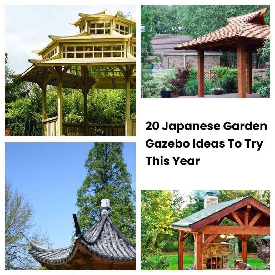 20 Japanese Garden Gazebo Ideas To Try This Year | SharonSable