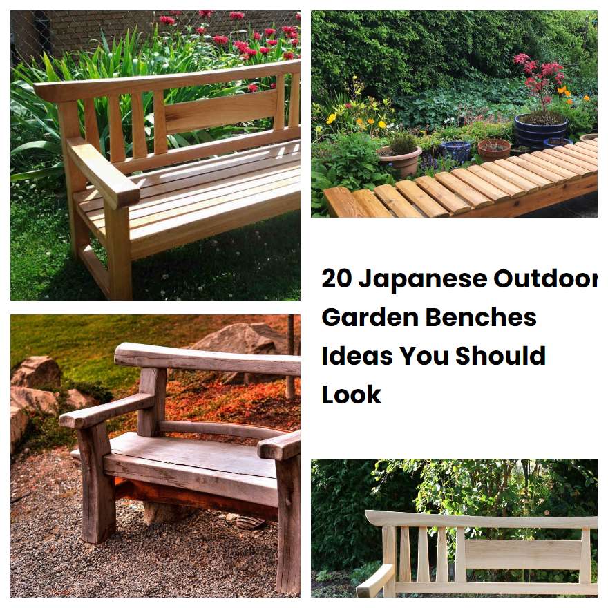 20 Japanese Outdoor Garden Benches Ideas You Should Look | SharonSable