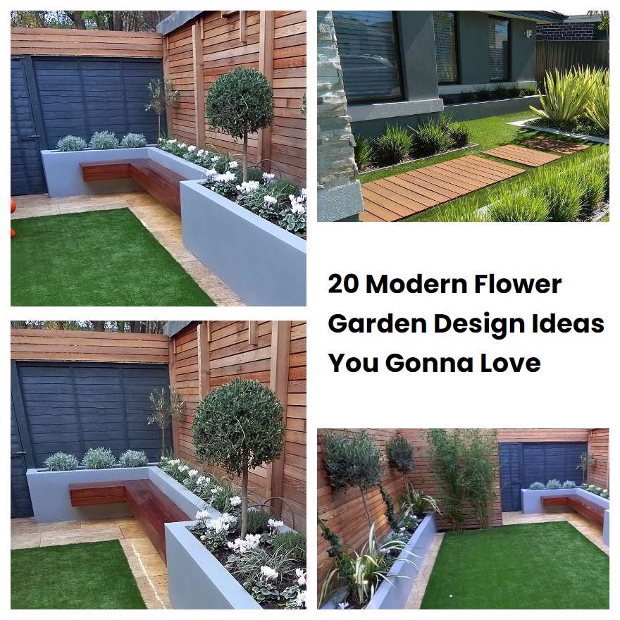 20 Modern Flower Garden Design Ideas You Gonna Love | SharonSable