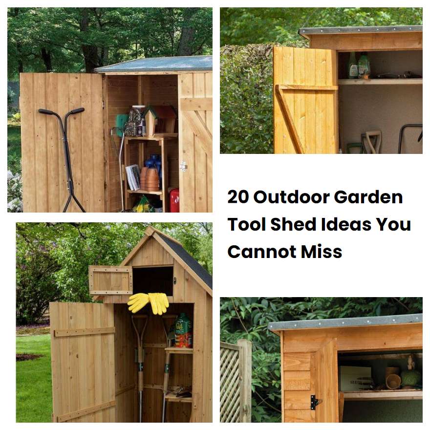 20 Outdoor Garden Tool Shed Ideas You Cannot Miss | SharonSable