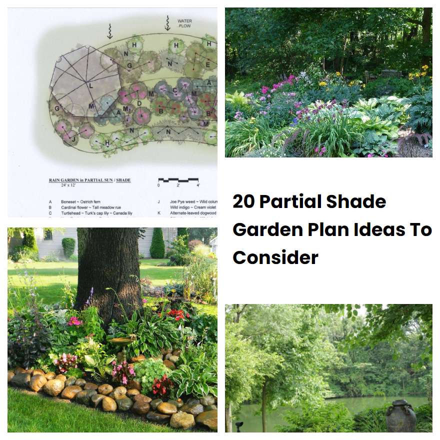 20 Partial Shade Garden Plan Ideas To Consider | SharonSable