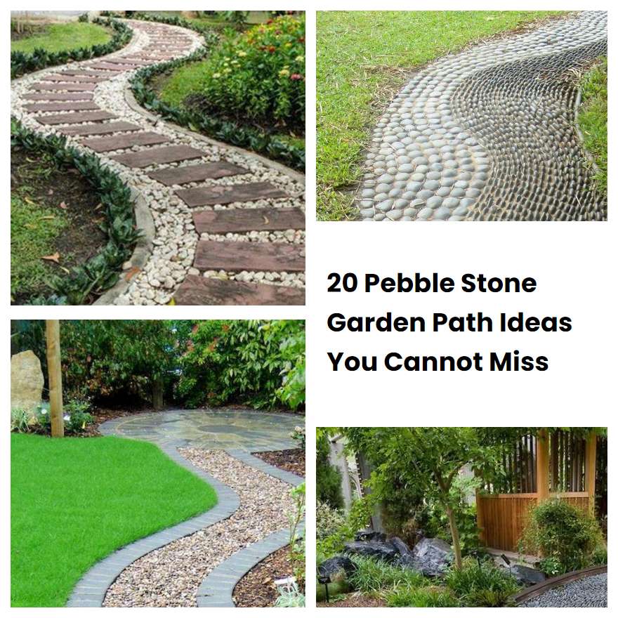 20 Pebble Stone Garden Path Ideas You Cannot Miss | SharonSable