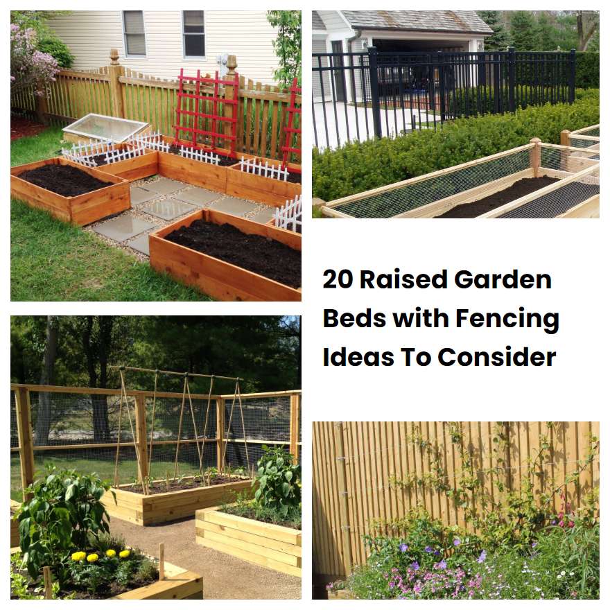 20 Raised Garden Beds with Fencing Ideas To Consider | SharonSable