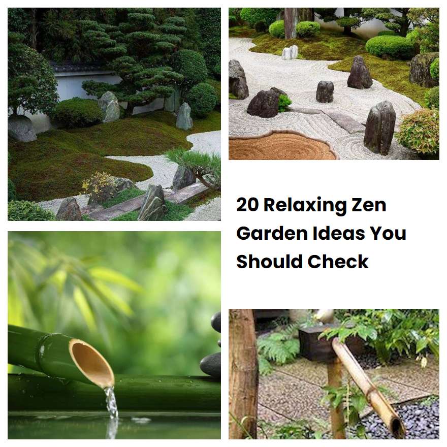 20 Relaxing Zen Garden Ideas You Should Check | SharonSable