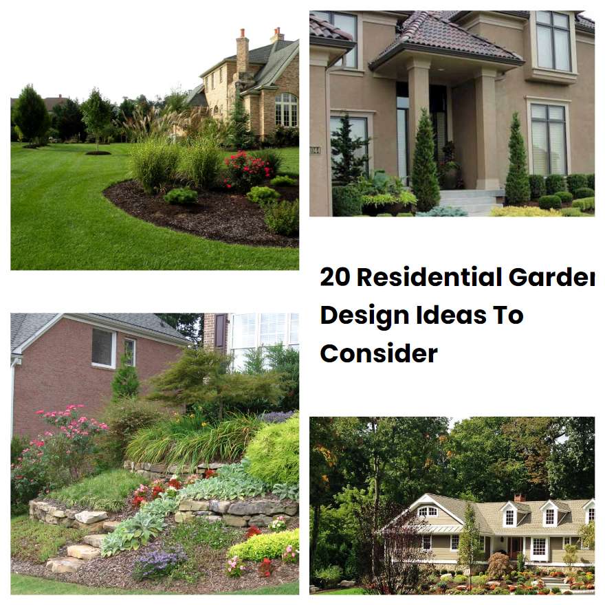 20 Residential Garden Design Ideas To Consider | SharonSable