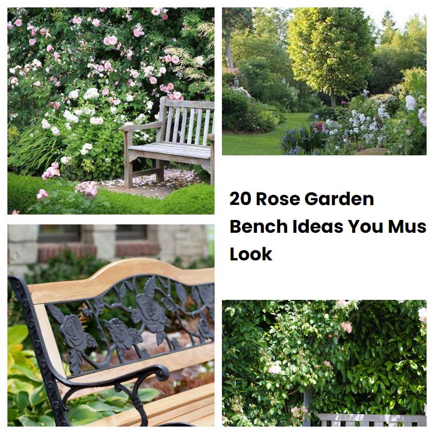 20 Rose Garden Bench Ideas You Must Look | SharonSable