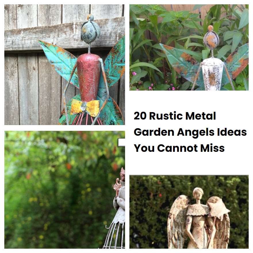20 Rustic Metal Garden Angels Ideas You Cannot Miss | SharonSable