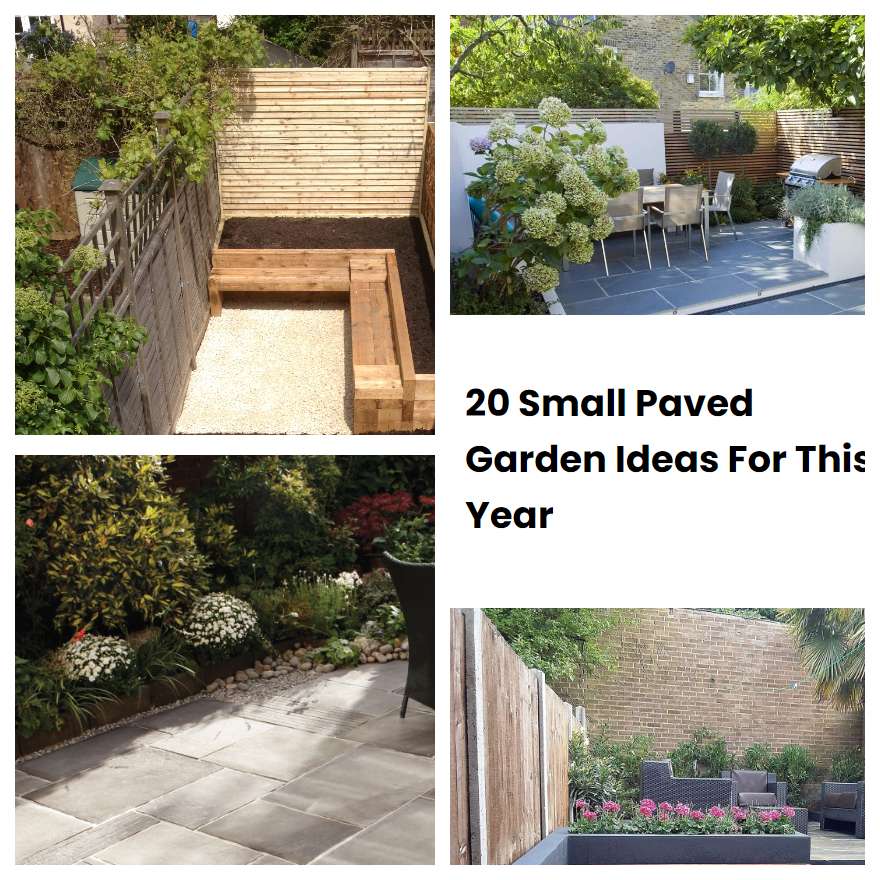 20 Small Paved Garden Ideas For This Year | SharonSable