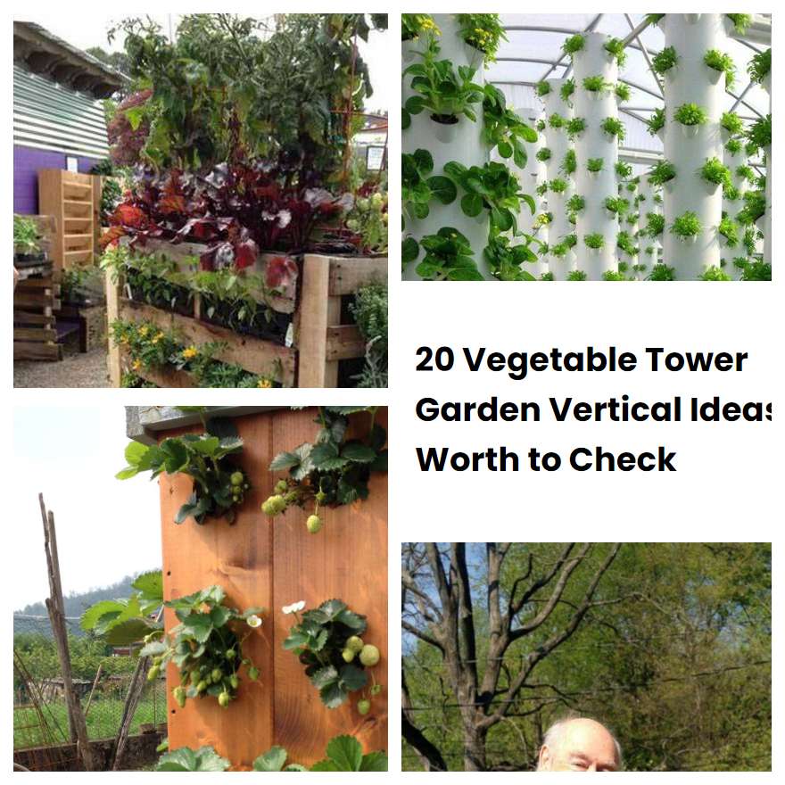 20 Vegetable Tower Garden Vertical Ideas Worth to Check | SharonSable