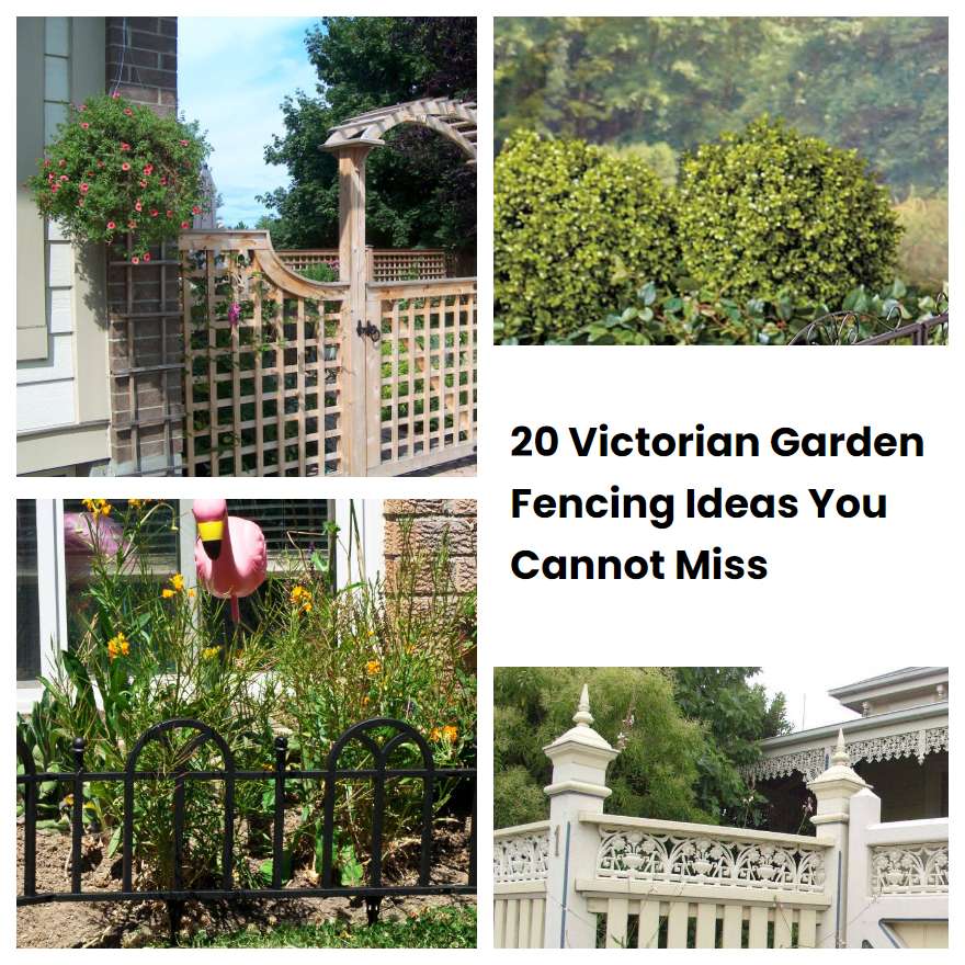 20 Victorian Garden Fencing Ideas You Cannot Miss | SharonSable