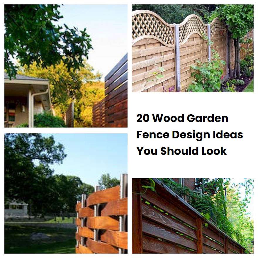20 Wood Garden Fence Design Ideas You Should Look | SharonSable
