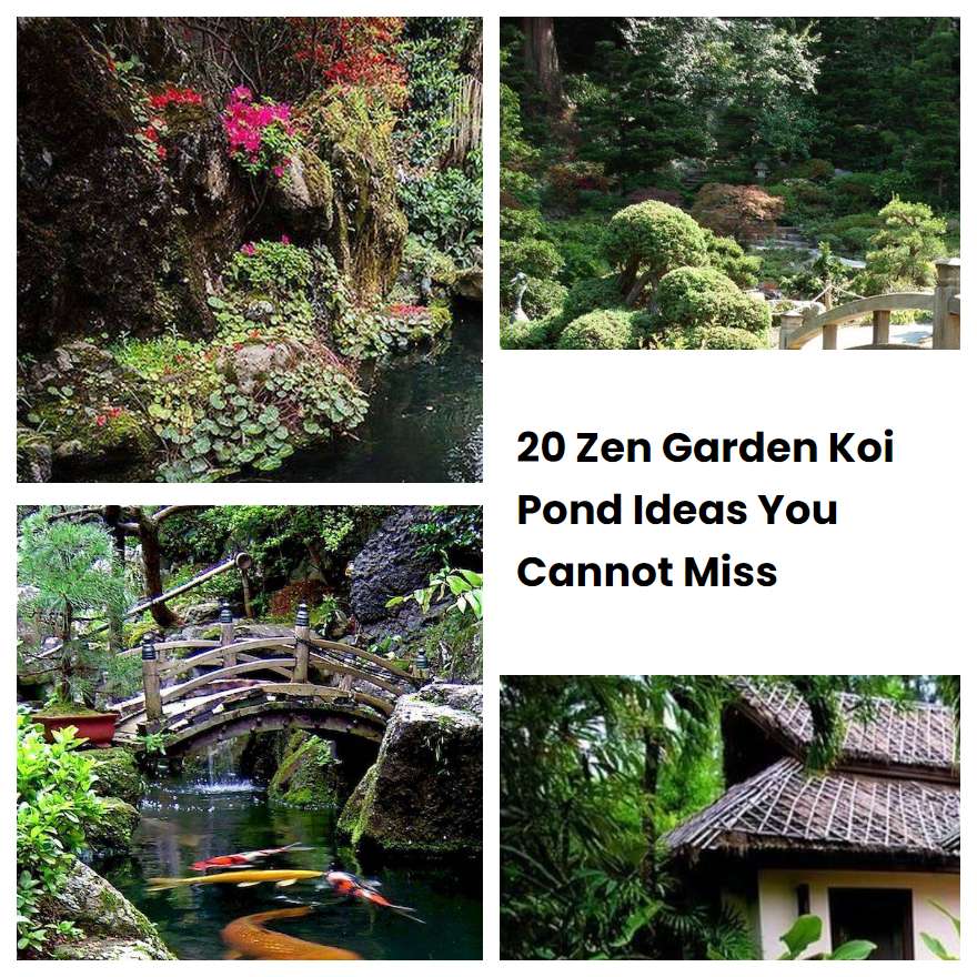 20 Zen Garden Koi Pond Ideas You Cannot Miss | SharonSable