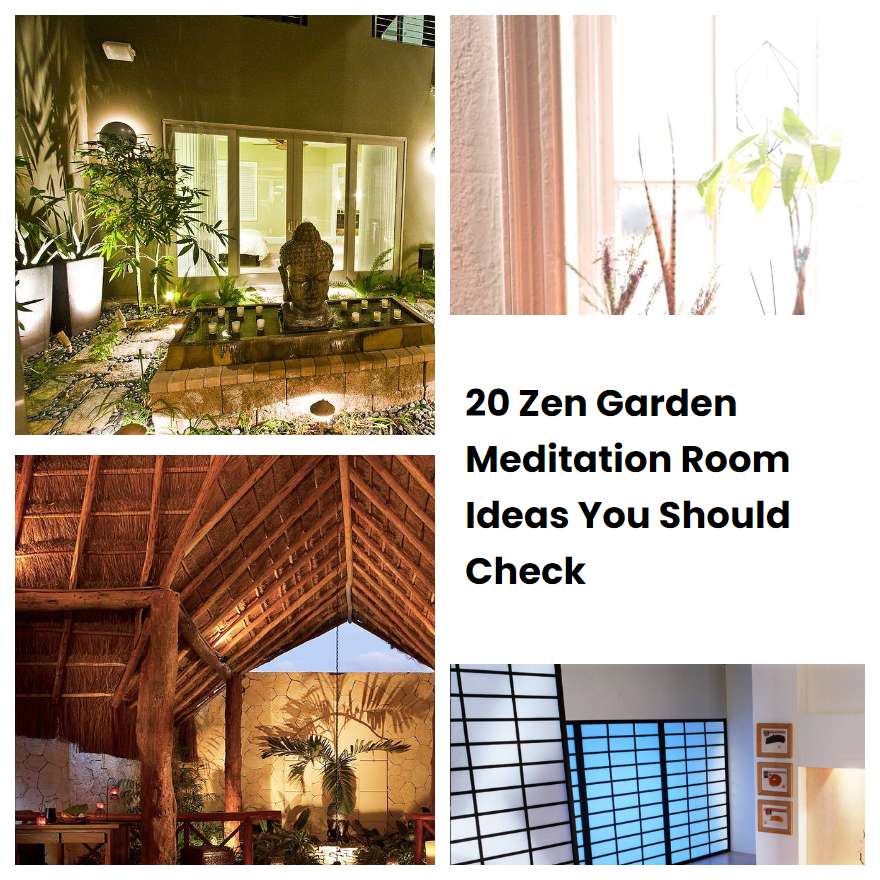 20 Zen Garden Meditation Room Ideas You Should Check | SharonSable
