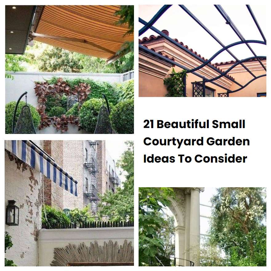 21 Beautiful Small Courtyard Garden Ideas To Consider | SharonSable