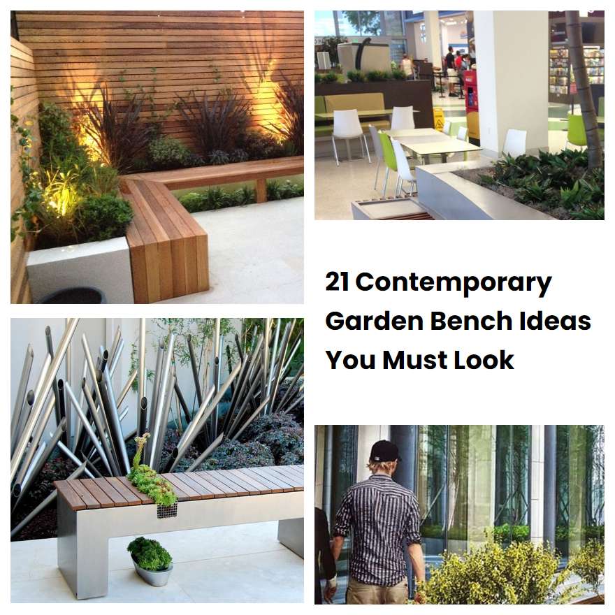 21 Contemporary Garden Bench Ideas You Must Look | SharonSable