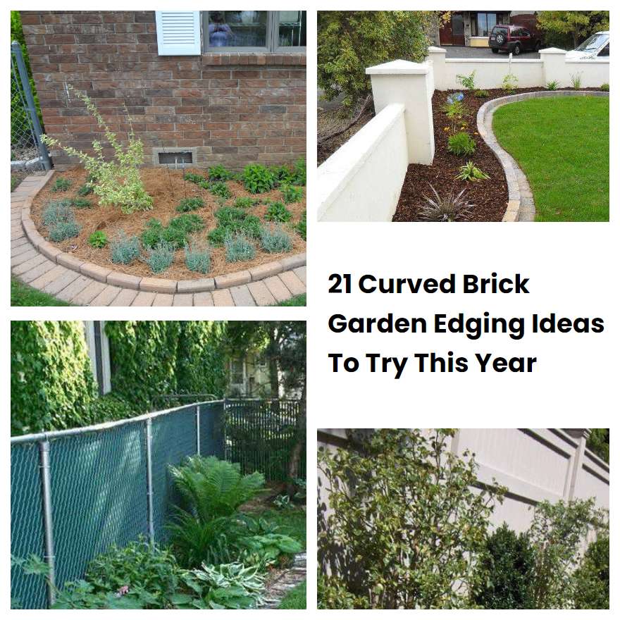21 Curved Brick Garden Edging Ideas To Try This Year | SharonSable