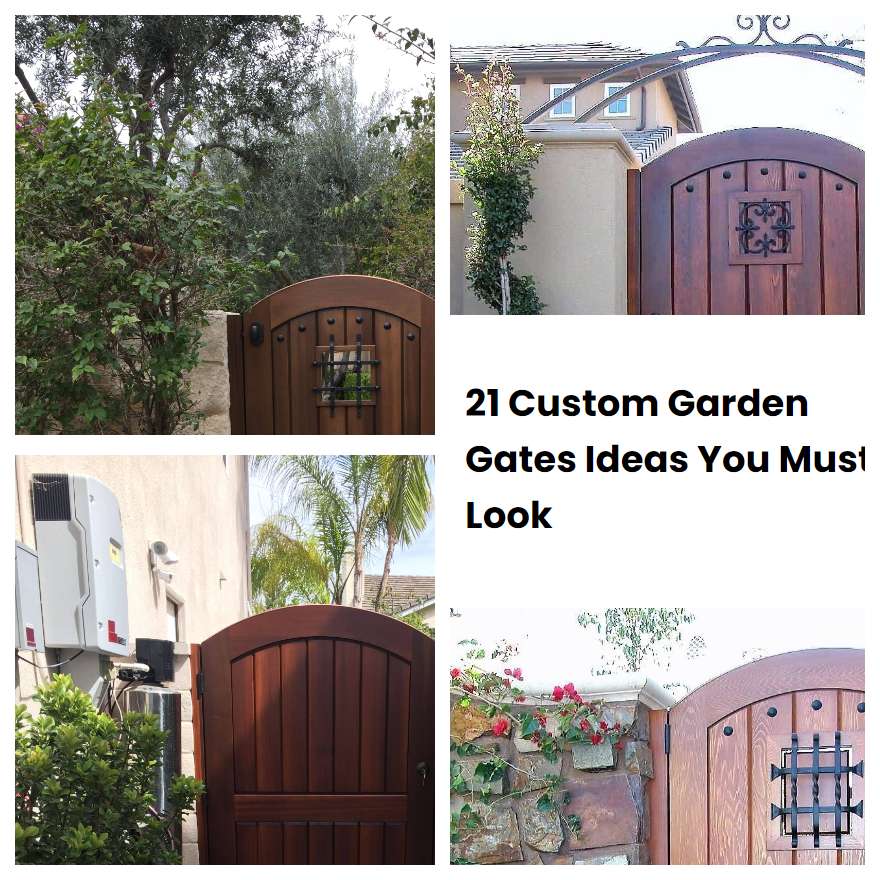 21 Custom Garden Gates Ideas You Must Look | SharonSable