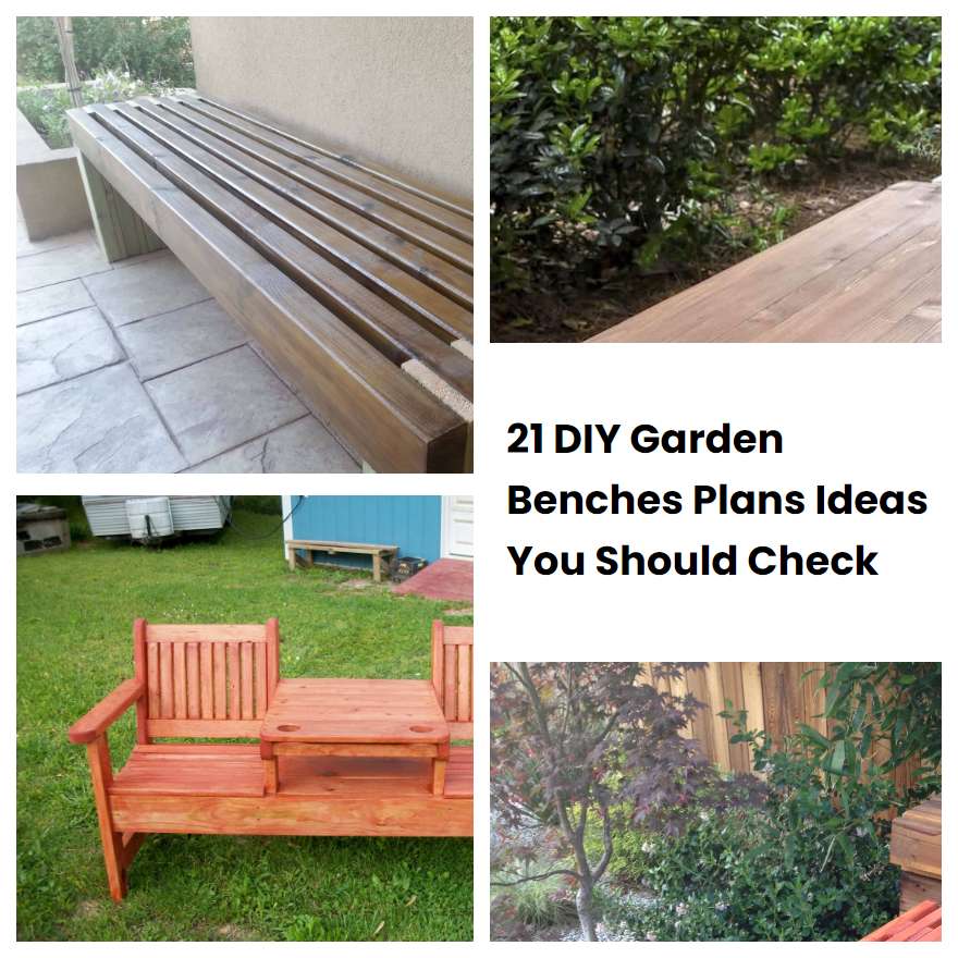 21 DIY Garden Benches Plans Ideas You Should Check | SharonSable