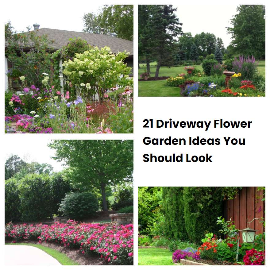 21 Driveway Flower Garden Ideas You Should Look | SharonSable