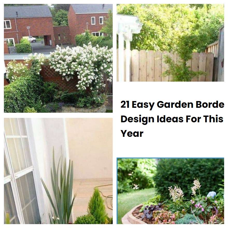 21 Easy Garden Border Design Ideas For This Year | SharonSable