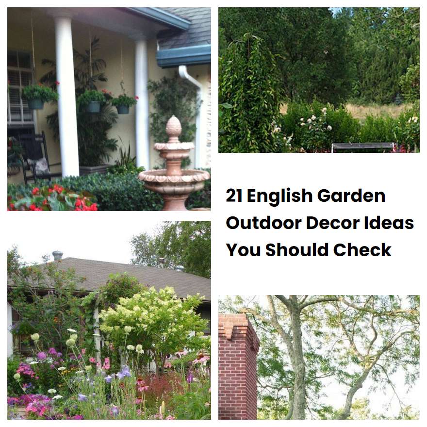 21 English Garden Outdoor Decor Ideas You Should Check | SharonSable
