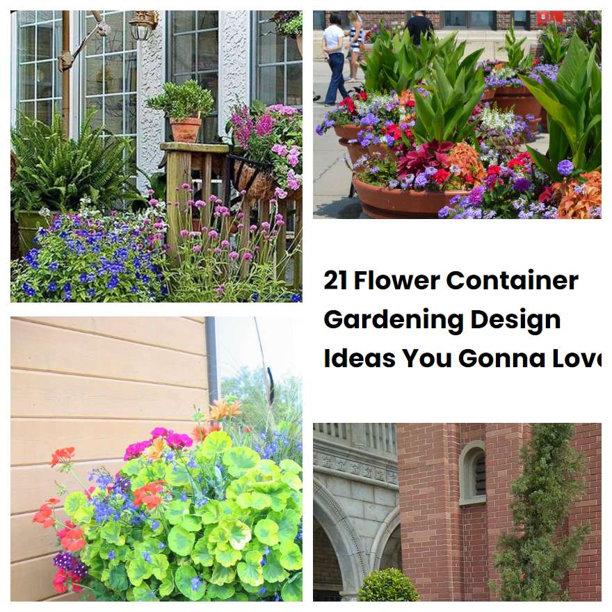 21 Flower Container Gardening Design Ideas You Gonna Love | SharonSable